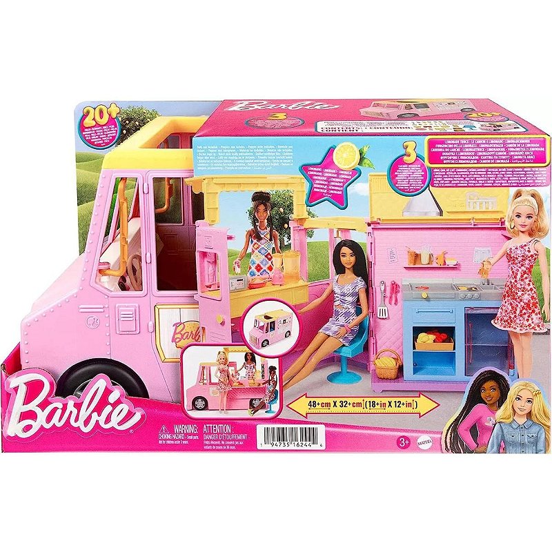 Barbie Trailer de Limonada HPL71 Mattel - Prime Utilidades