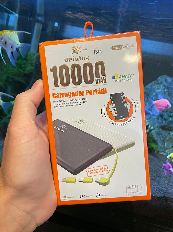 Power Bank 10.000 MAH Turbo - Ingá Maringá Xiaomi
