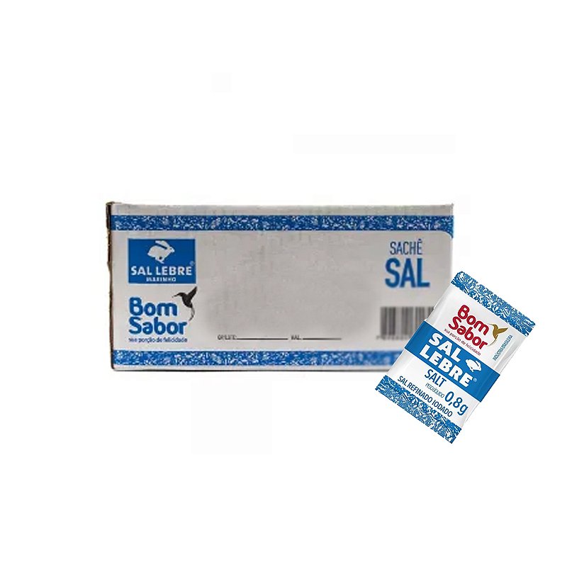 Sal Em Sachê Caixa Com 2000U - Redomma: Ofertas Imperdíveis em Produtos ...