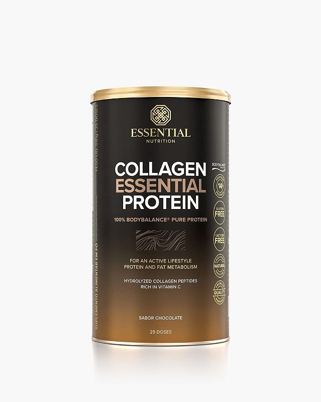 Collagen Essential Protein - Sabor Chocolate - 25 doses Essential ...