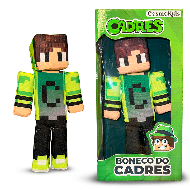 Boneco Cadres Minecraft Espuma Articulado - Curta Loja - Produtos ...