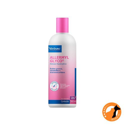 Shampoo Dermatológico Virbac Allermyl SIS 500ml - BichosPetshop