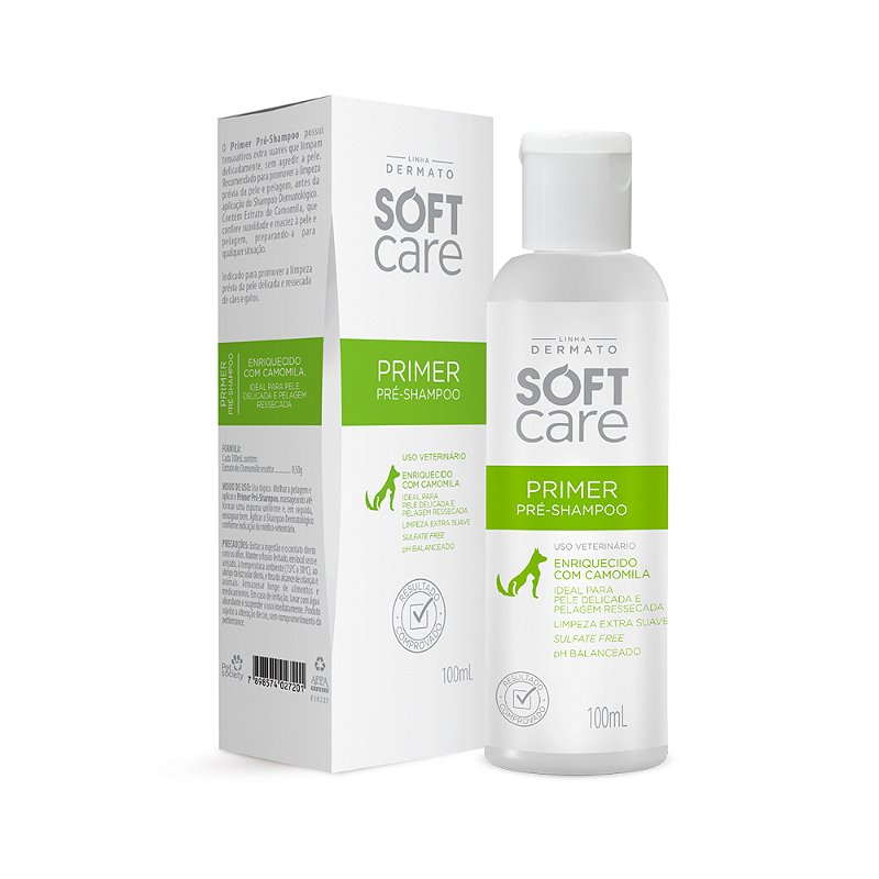 Soft Care Shampoo Primer 500Ml - BichosPetshop