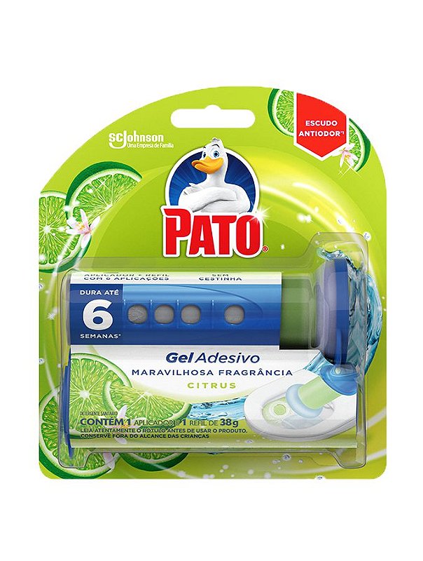 ADESIVO SANITÁRIO PATO GEL - APLICADOR + REFIL - Ella Evolution