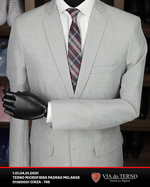 Terno Plus Size, microfibra , tamanhos grandes, melange - S&S Ternos e ...