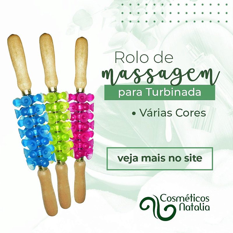 Rolo Turbinada Com Ventosas Para Massagem Modeladora - Cosméticos ...