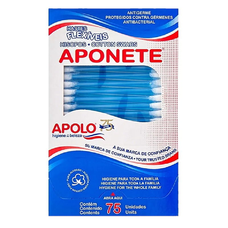 Cotonete Apolo Hastes Flexíveis - Cosméticos Natalia
