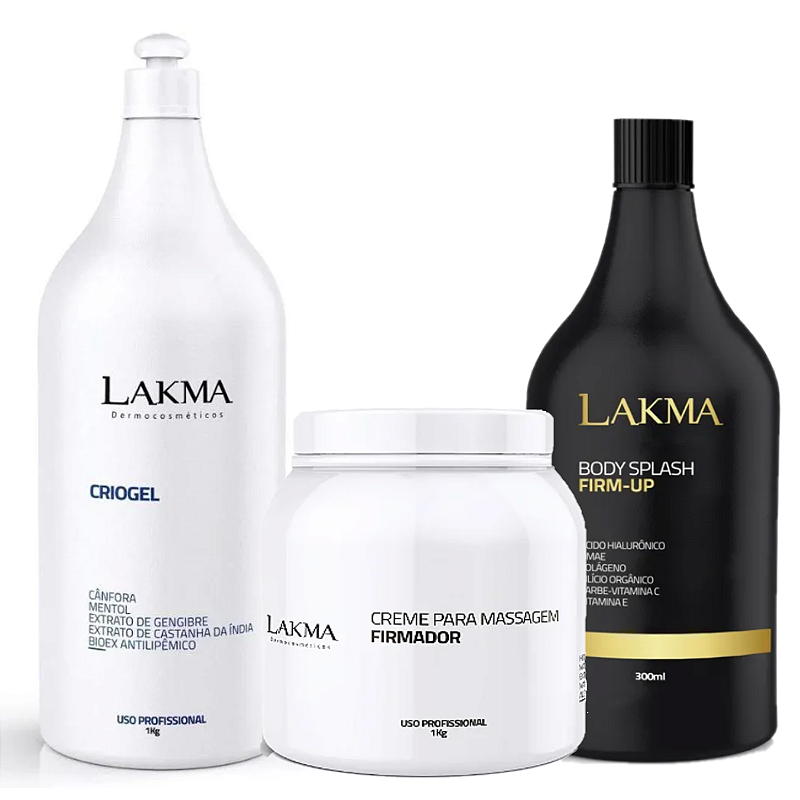 Kit Corporal Firmeza Total Lakma - Cosméticos Natalia