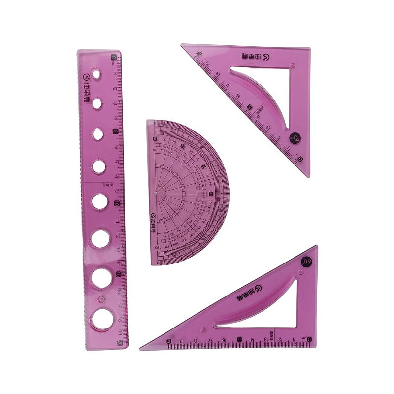 Kit Régua Flexível com 4 Modelos - Papel Picado - Papelaria, presentes ...