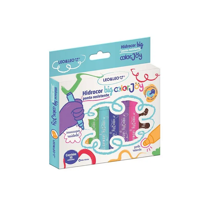 Canetinha Hidrocor Big Color Joy - Papel Picado - Papelaria, presentes ...
