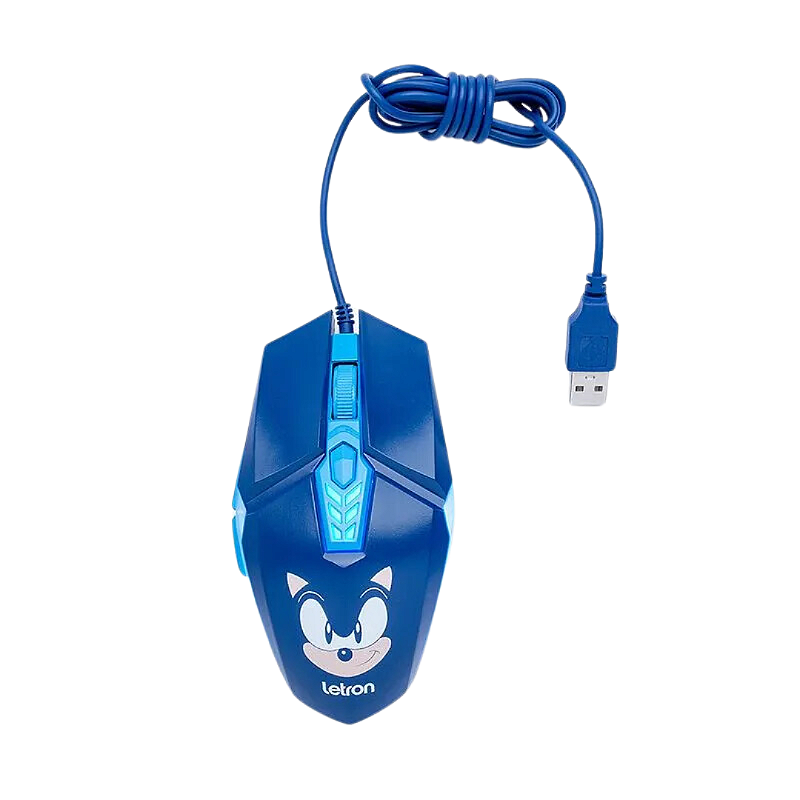 Mouse Gamer Sonic The Hedgehog - Papel Picado - Papelaria, presentes ...