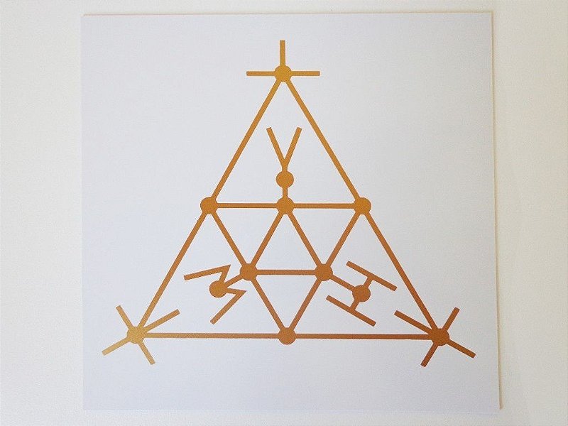 Placa Radiônica Scap André Phillipe - Em PVC - Mestre da Radiônica