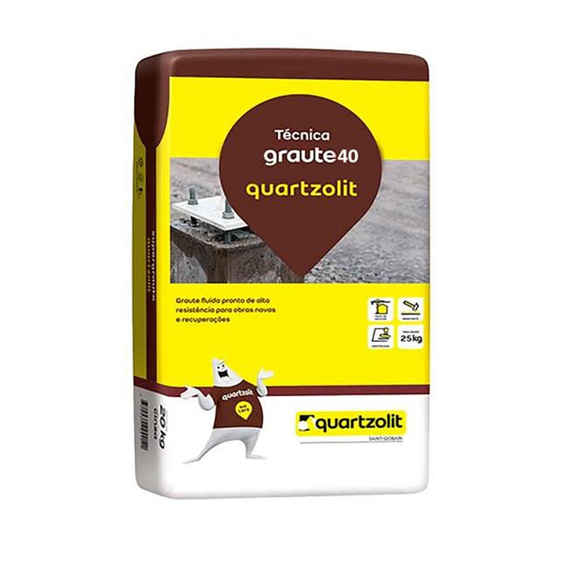 Grout 40 (Saco 25kg) - WEBER QUARTZOLIT - Comercial Carvalho ...