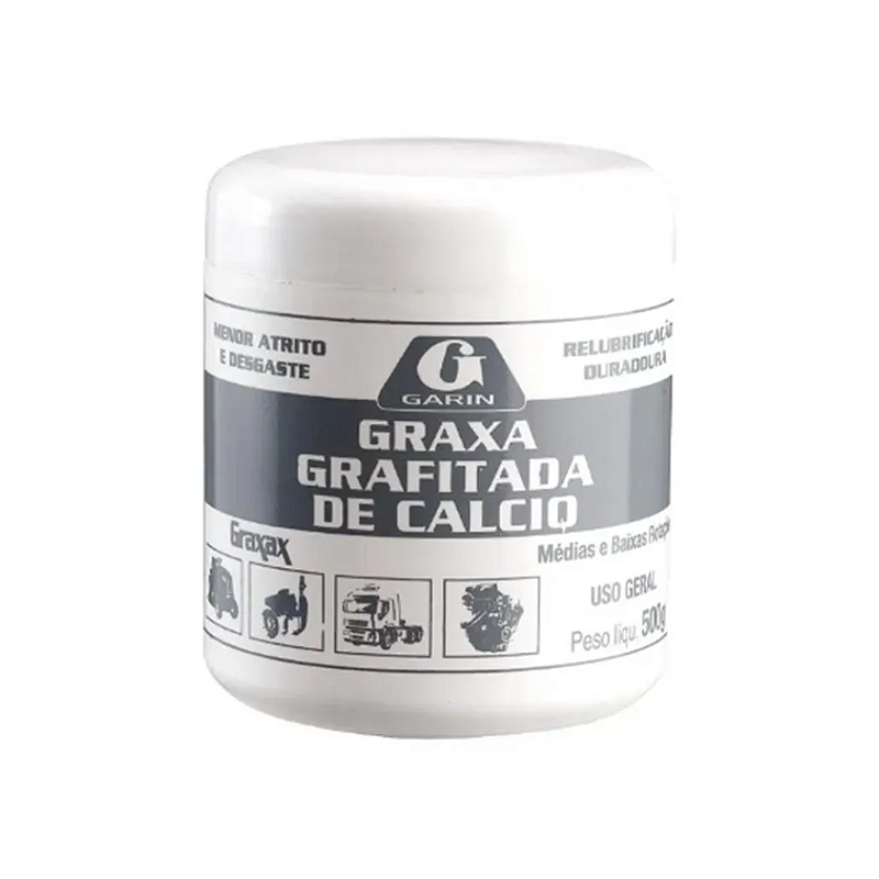 graxa grafitada de cálcio graxax 500g - garin - Comercial Carvalho ...