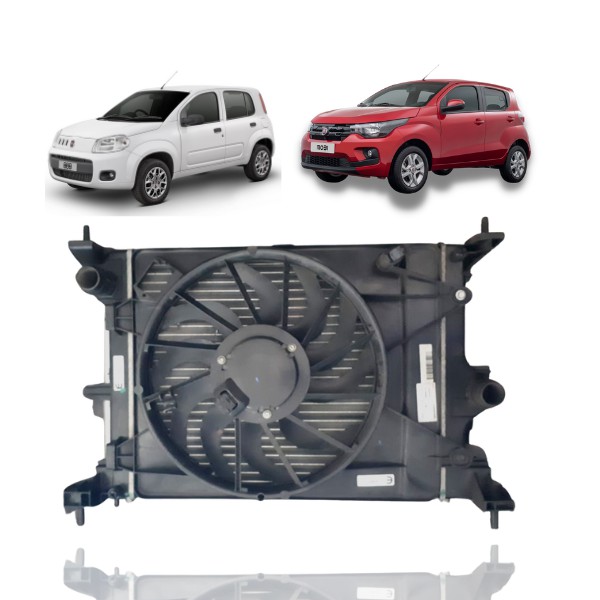Kit Radiador Fiat Uno - Mobi - 3 cilindros - 2017 a 2019 ORIGINAL ...