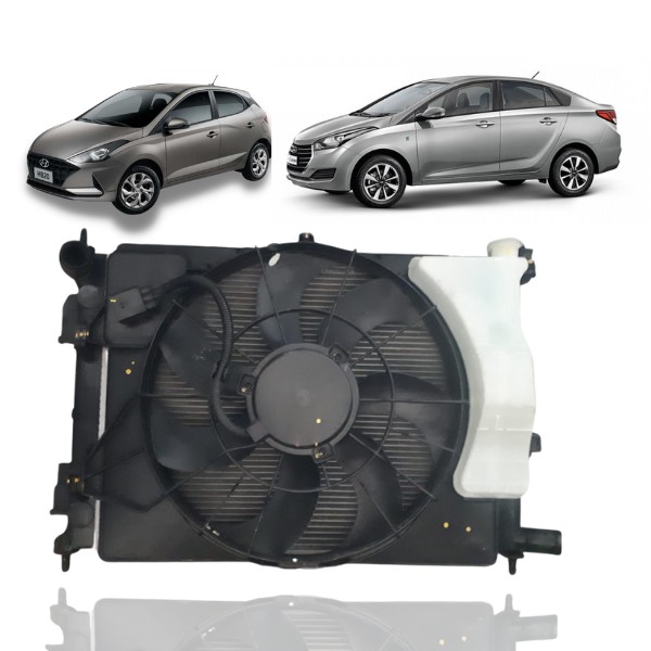 Kit radiador HB20 e HB20S manual 2019 a 2023 - Radiadores Santo Antônio