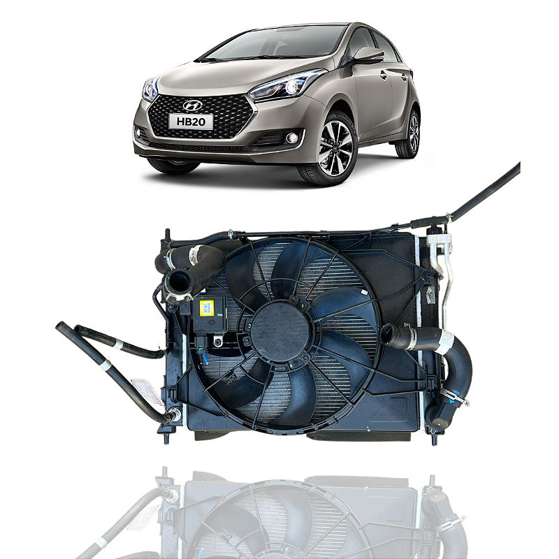 Kit radiador do HB20 Turbo automatico 2017 a 2020 - Radiadores Santo ...