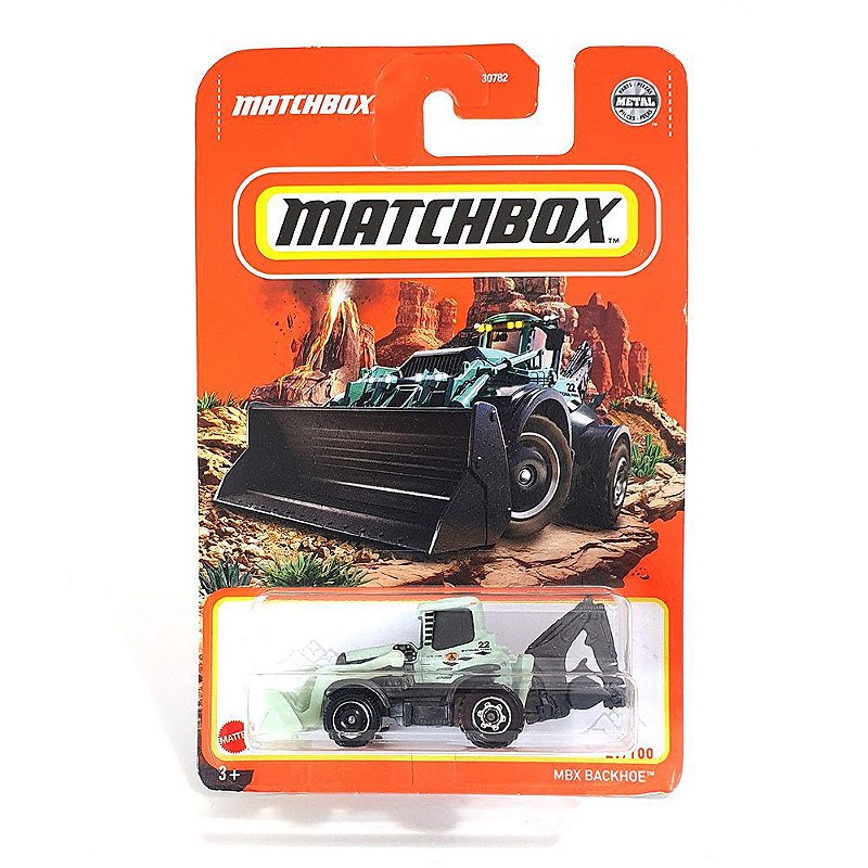 Matchbox MBX Backhoe - Verde - Mini Hunts