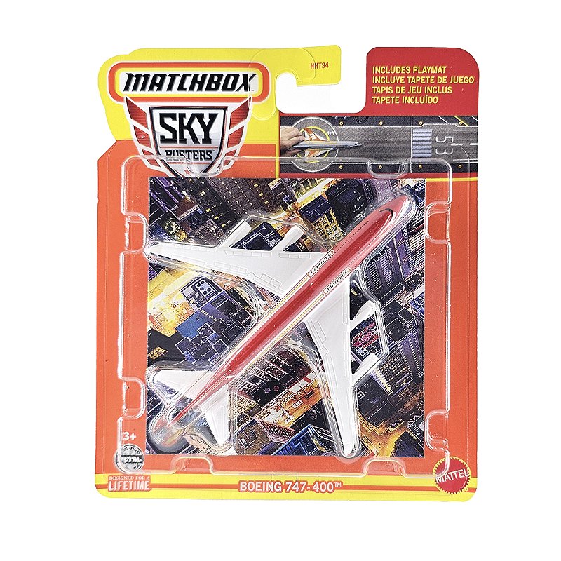 Matchbox Sky Busters Boeing 747-400 - Mini Hunts