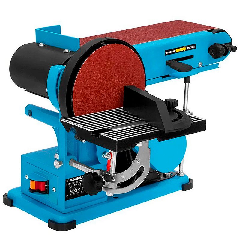 Lixadeira de Cinta e Disco de Bancada 375W Bivolt Gamma G686/BR ...