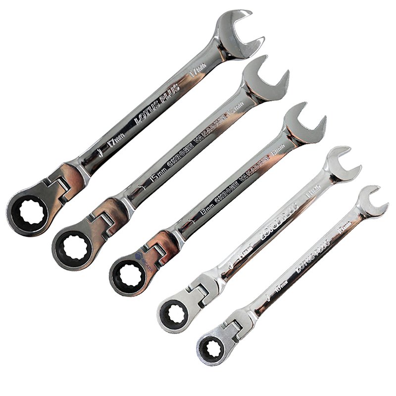 Kit de Chaves Combinadas com Catraca Articulada 10mm 11mm 13mm 15mm ...