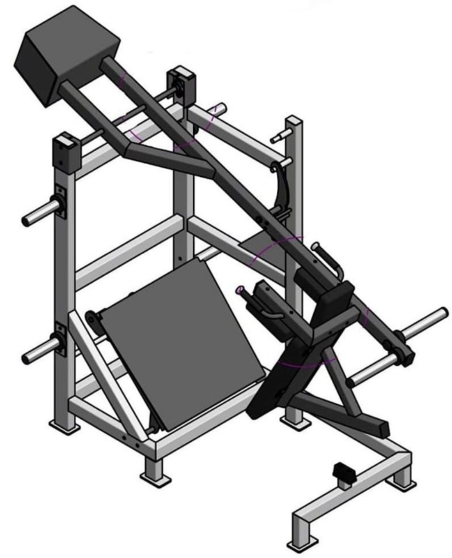 PENDULO SQUAT - AGACHAMENTO PENDULO ARTICULADA-MF-HAMMER - LOJA ...