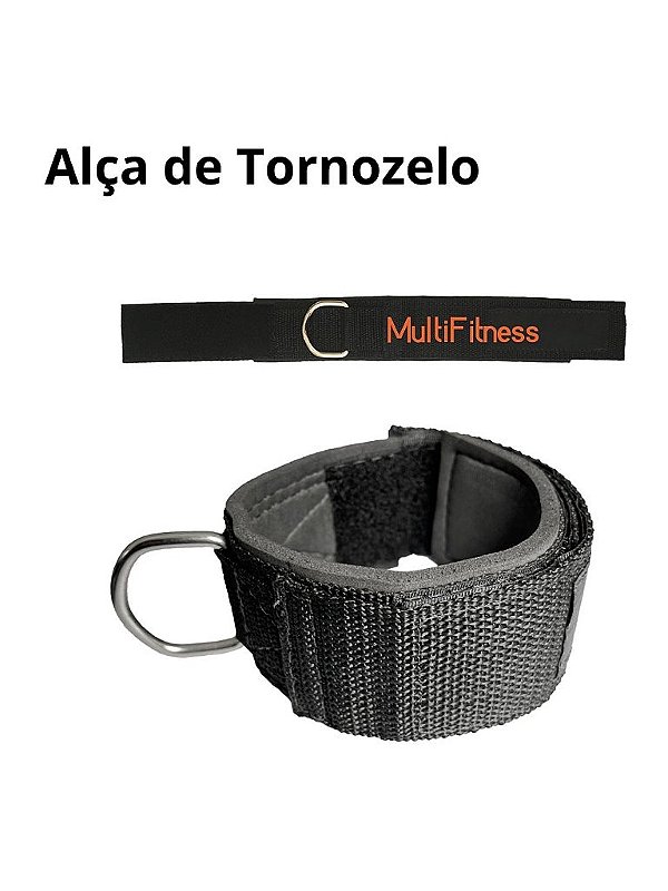 ALÇA DE TORNOZELEIRA CROSS OVER COM VELCRO - LOJA MULTIFITNESS