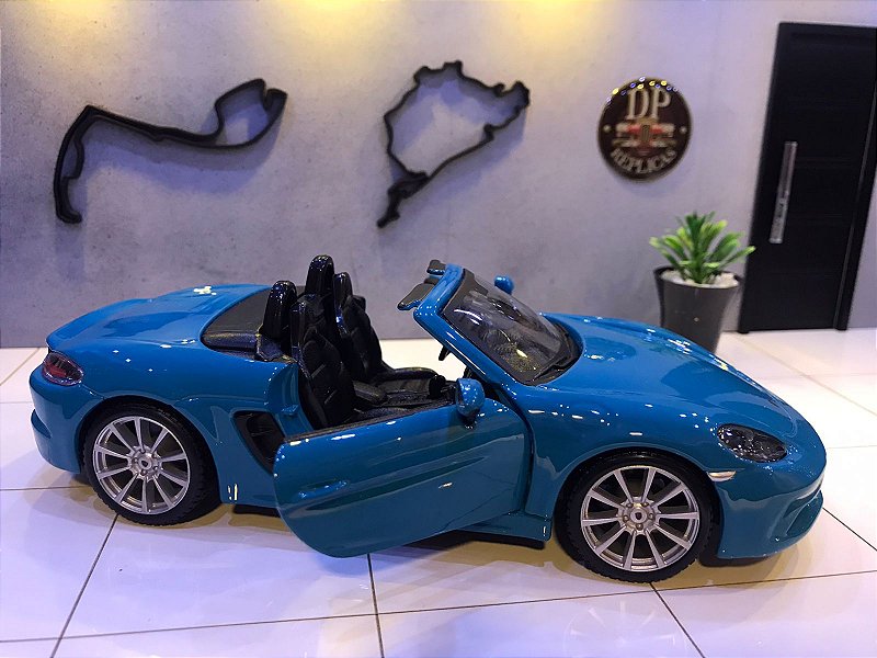Porsche 718 Boxster - AZUL - DP Miniaturas