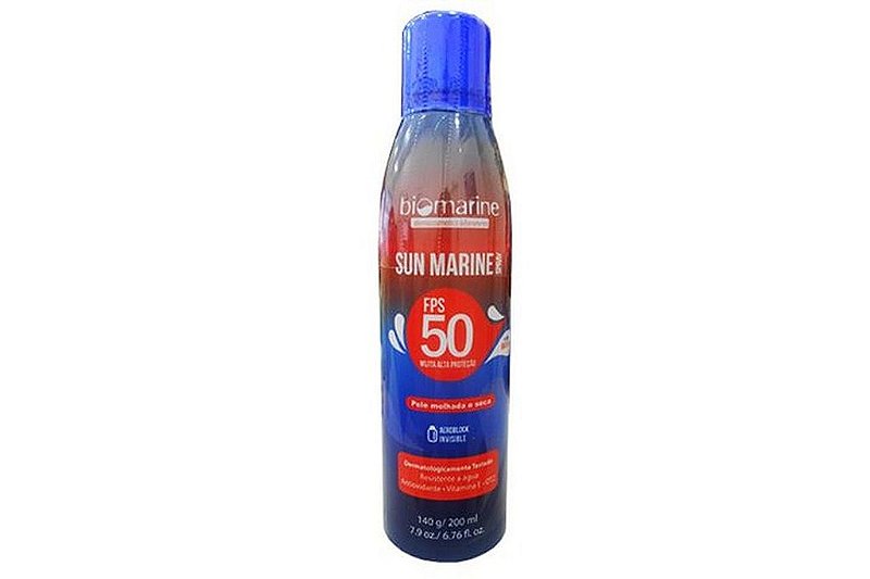 Biomarine Sun Marine FPS 50 Aerosol 200ml - DERMAweb | Dermocosméticos ...
