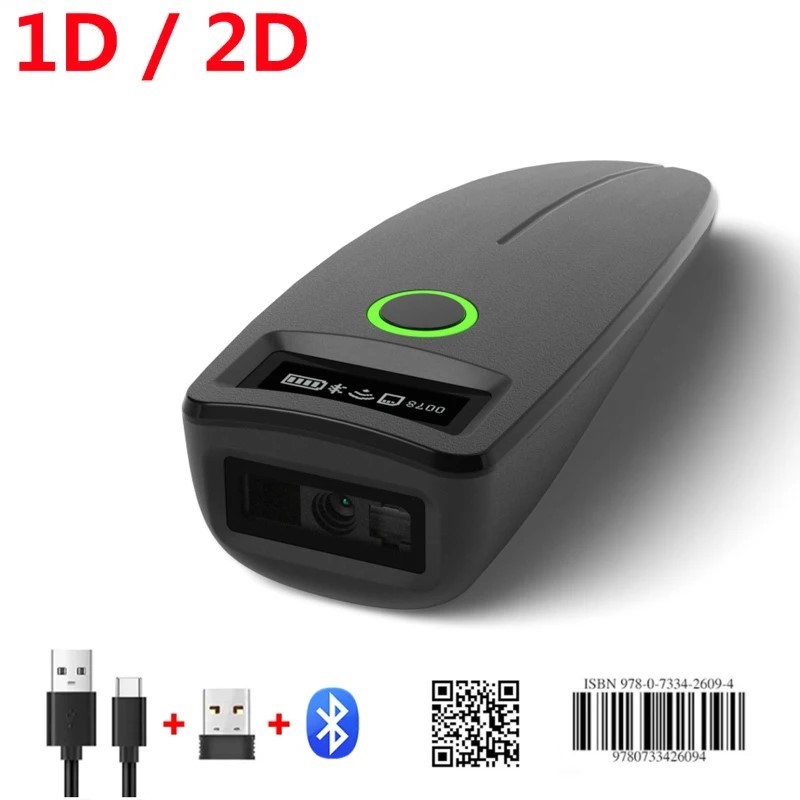 Mini leitor de codigo, usb com fio, bluetooth 2.4g, sem fio, qr - Casa ...