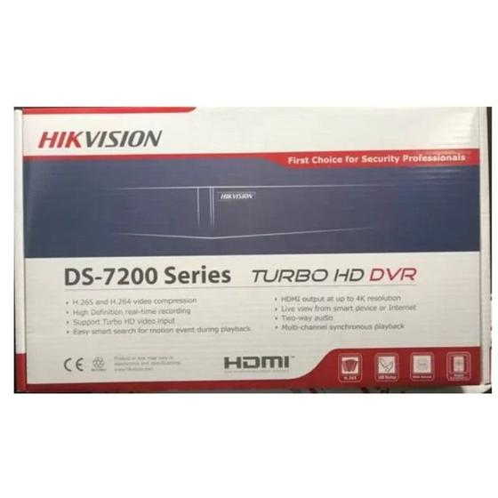 Dvr turbo hd hikvision series ds 7200 hikvision - Casa da Segurança