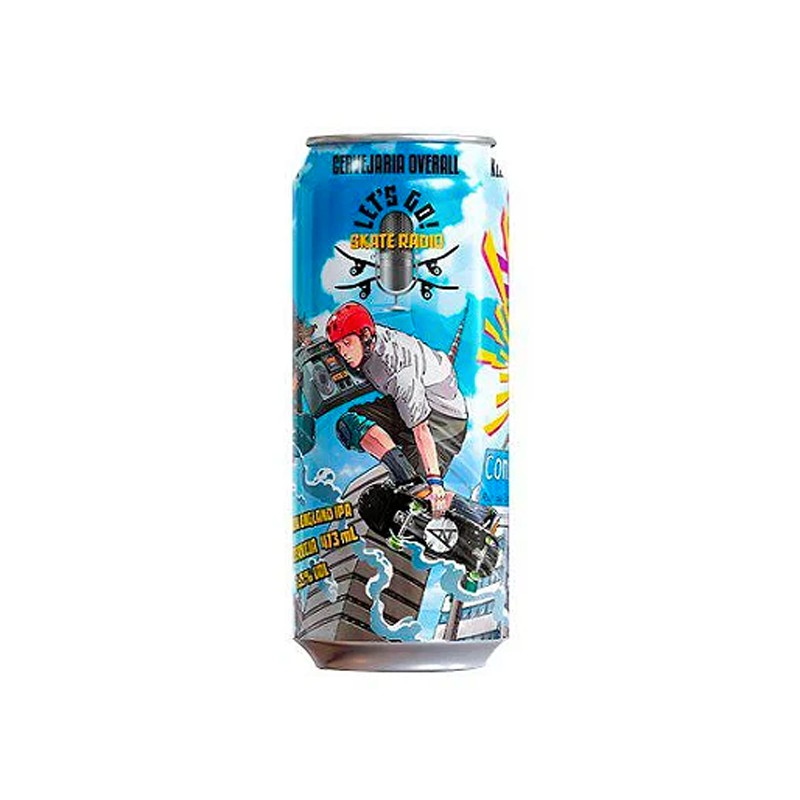 CERVEJA OVERALL - LET'S GO SKATE RADIO - LATA 473ml - Bera Brasil ...