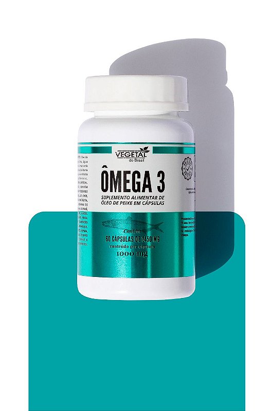 OMEGA 3 -60 CAPS DE1450MG - Vegetal do Brasil - Loja de Fábrica