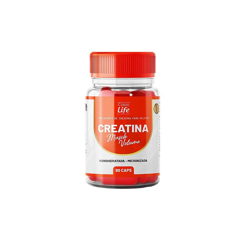 Creatina 90 caps- Muscle volume - Loja Corpo Life