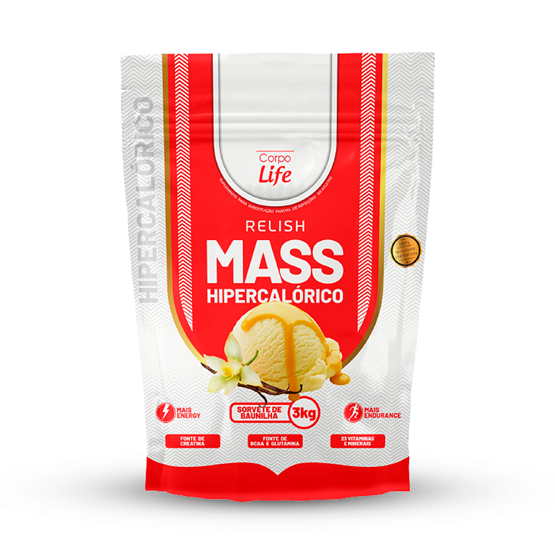 Relish Mass Hipercalórico - Loja Corpo Life