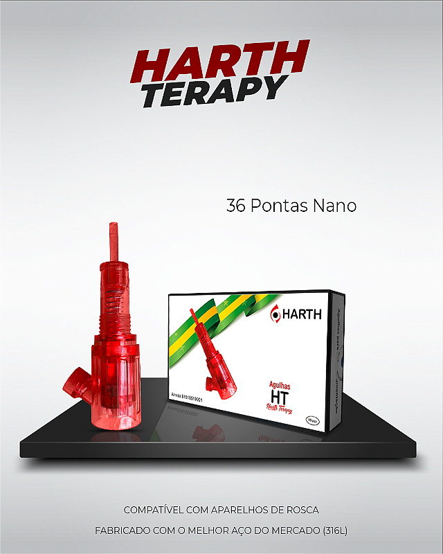 LANÇAMENTO! AGULHA HT - 36P NANO - 10 UNIDADES - Harth Brasil