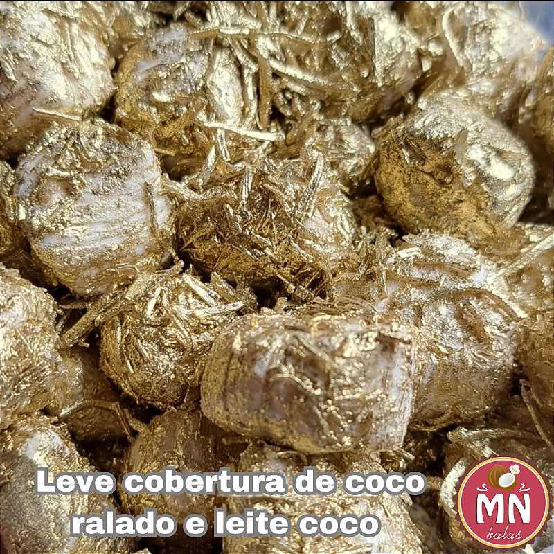 Kg bala de coco tradicional tipo gourmet sem recheio tamanho normal ...