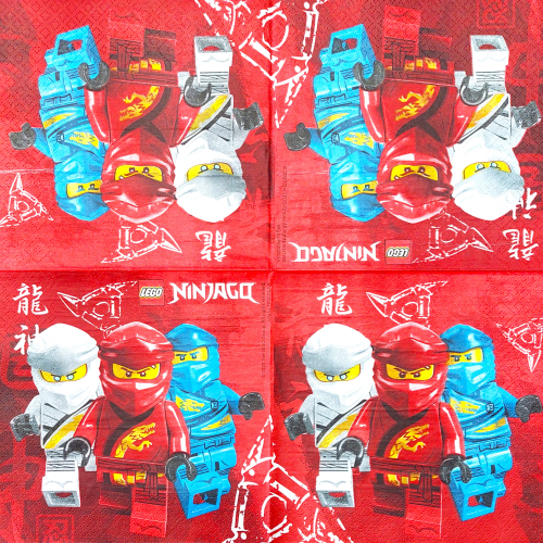 Guardanapo para Decoupage 33x33 Lego Ninjago - Jully Malzoni Atelie ...