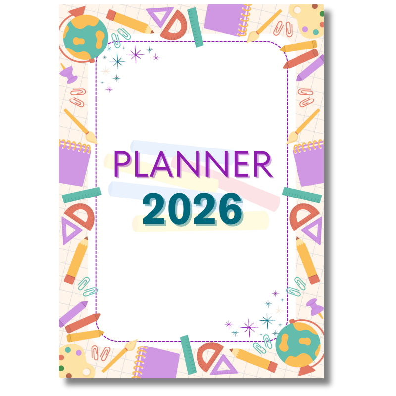 Planner do Professor 2026 em PDF - Jully Malzoni Atelie | Costura Criativa e Patchwork