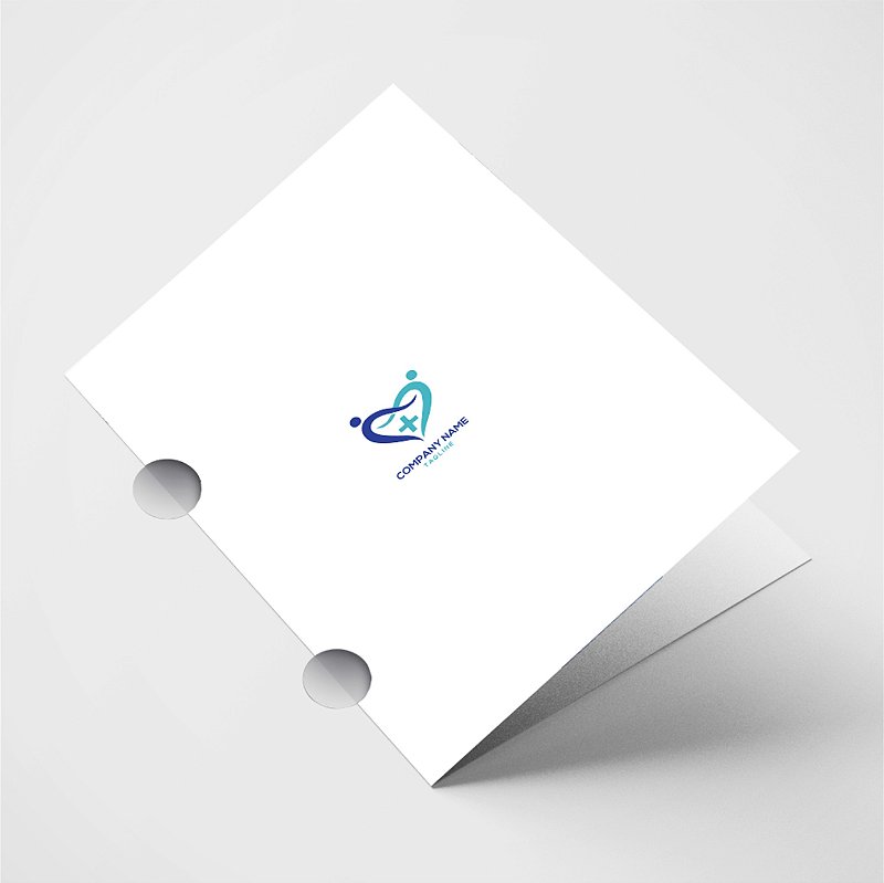 Pasta com Orelha - Impressão na parte externa - Malires Gráfica