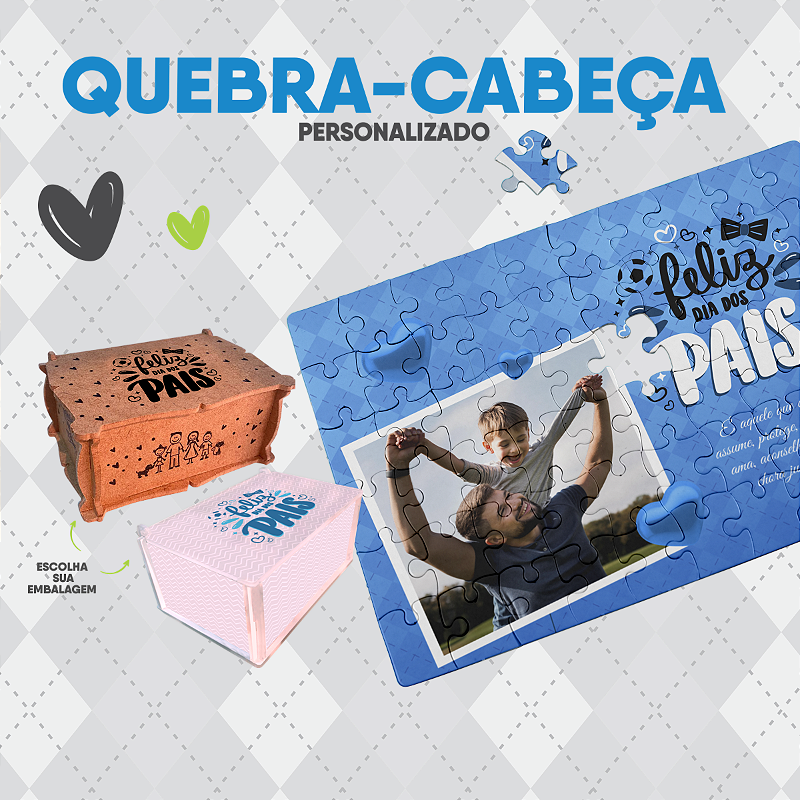 Quebra-Cabeça Personalizável - Malires Gráfica