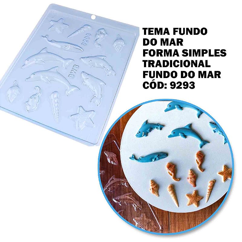 Forma Simples Fundo do Mar Cód 9293 -BWB - Tudo para sua festa você ...