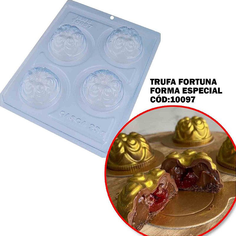 Forma Especial c/ Silicone Trufa Fortuna Cód 10097-BWB - Tudo para sua ...