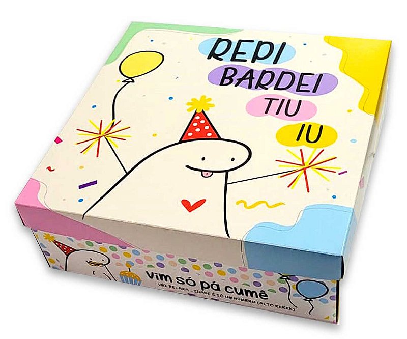 Caixa Flork "Rep Bardei Tiu Iu" Ref: PD1- JR - Tudo para sua festa você ...