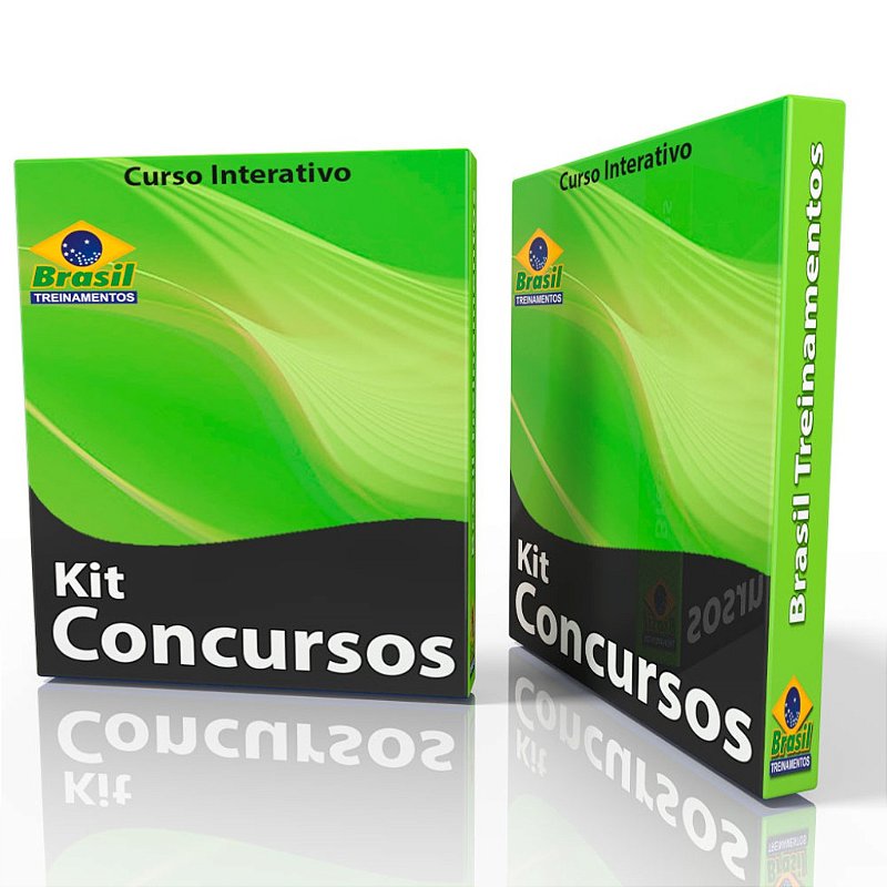 Kit Curso Profissionalizante Concursos - Brasil Treinamentos