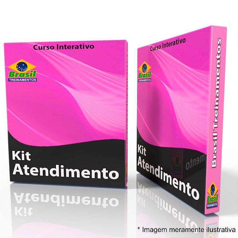 Kit Curso Profissionalizante Atendimento - Brasil Treinamentos