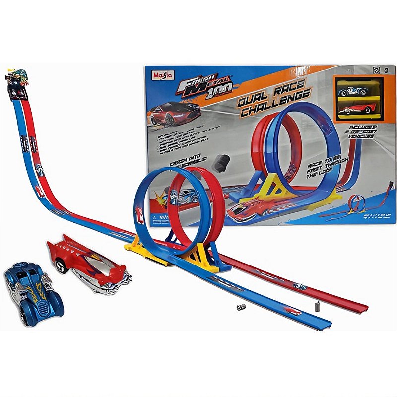 Pista Maisto Fresh Metal Dual Race Challenge - AutoMOTIVO Store