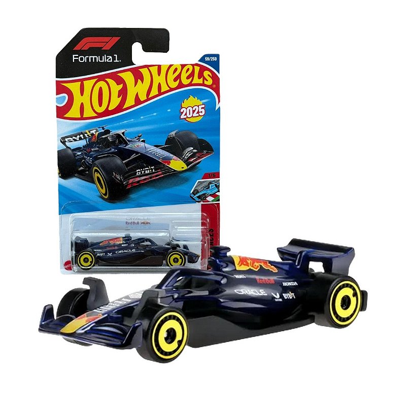 Miniatura Formula 1 Red Bull Hot Wheels 1/64 - AutoMOTIVO Store