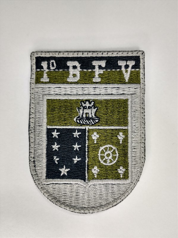 Patch OM 1° Bfv - Modelo novo EB - Loja Recrutas