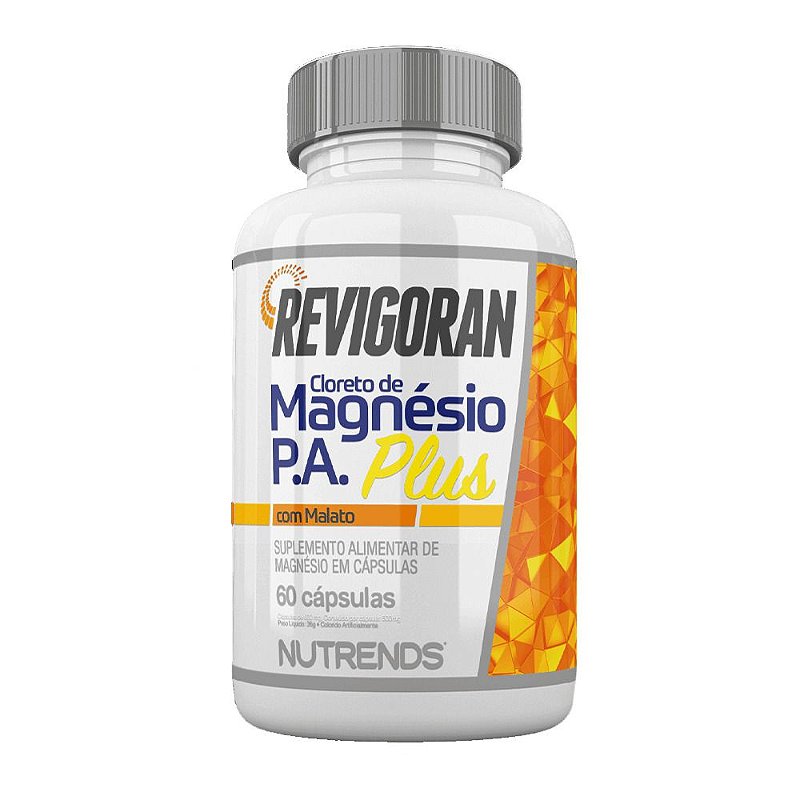 Revigoran Cloreto de Magnesio P.A Plus 60 Caps - Nutrends - Taurene Suplementos